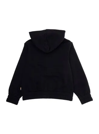 Burberry Boys Hoodie Clyde Black Cotton Hoods & Sweatshirts