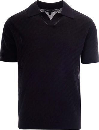Emporio Armani Homme, Tops, Bleu, Taille: 2XL Polo Chemises