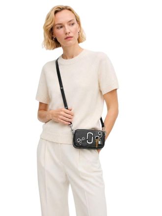 Marc Jacobs Womens Crossbody Bag Black Leather - Crossbody-Bags