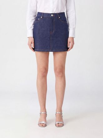 A.P.C. A. P.C. Mini-jupe crayon en denim &agrave; cinq poches