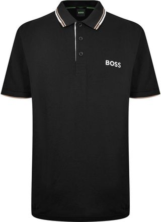 HUGO BOSS Paddy Pro Poloshirt f&uuml;r Herren, Baumwolle Piqu&eacute; (Schwarz)