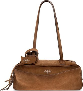 Balenciaga Carrie Leather Tote Bag