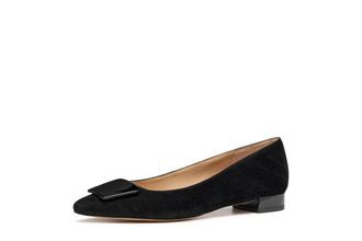 Geox Damen D GISELDA15 Ballet Flat, Black, 38.5 EU