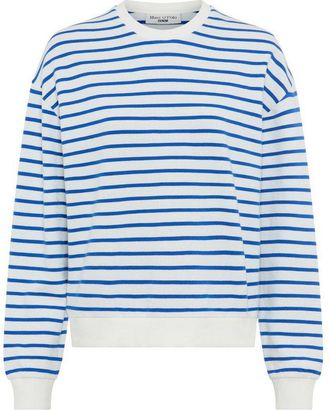 Marc O'Polo Denim Sweatshirt oversize fit, aus reinem Organic Cotton, mit Frottee-Innenseite