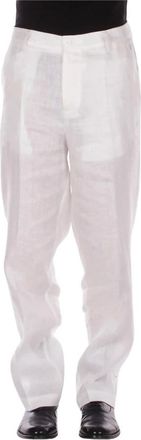 John Richmond Homme, Pantalons, Blanc, Taille: XL Straight Pantalons