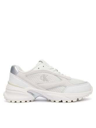 Calvin Klein Sneakers Hike Runner Mesh Mix Met Mg YW0YW02009 Wei&szlig;
