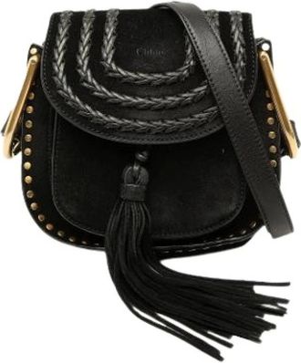Chlo&eacute; Sac bandouli&egrave;re Marcie Pre-owned - Femme - Pre-owned - Noir - Taille: ONE Size