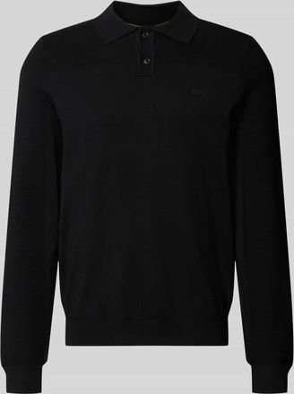HUGO BOSS Relaxed Fit Poloshirt mit Woll-Anteil Modell KN_Momentum-X PL