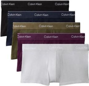 Calvin Klein Lot de 5 boxers en coton m&eacute;lang&eacute;