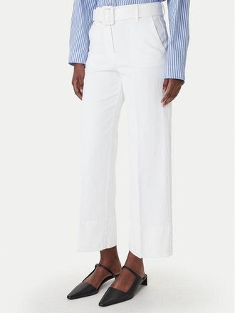 Marella Stoffhose Nicchia 2613131074 Wei&szlig; Regular Fit