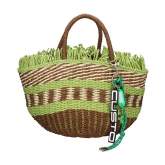 Custo Barcelona Panier Tiss&eacute; - Femme - Sacs - Vert - Taille: ONE Size