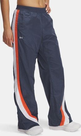 Under Armour Icon Crinkle Tear-Away Hose für Damen Downpour Grau / Weiß / Weiß XXL