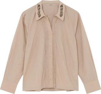 Gustav Stina Cape - - Blouses & Shirts - Damen - Beige - 3XL