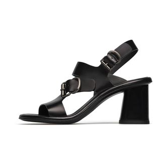 Loriblu Femme, Chaussures, Noir, Taille: 39 EU Sandales &agrave; Brides en Cuir de Veau