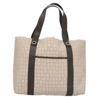 Bulgari Pre-owned Canvas Handtaschen - - Pre-owned - Damen - Beige - ONE SIZE