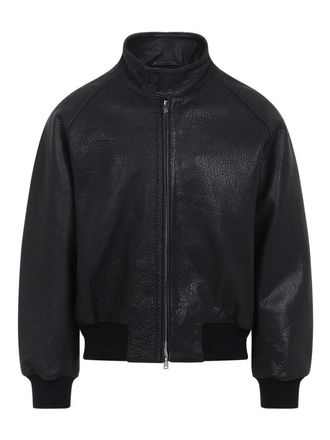 STUDIO NICHOLSON Blouson En Cuir - Noir