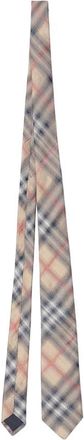 Burberry Check-pattern Silk Tie