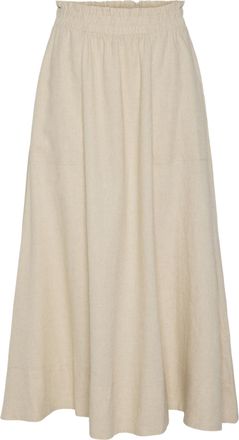 Vero Moda Yasflaxy Hw Ankle Skirt Noos