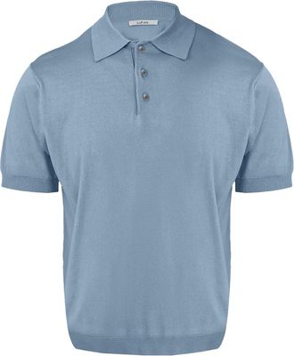 Lufian Pullover, kurze Knopfleiste am Kragen