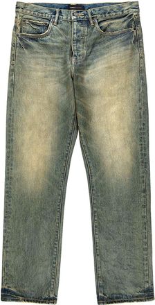 Purple jean P011 à coupe droite - Bleu