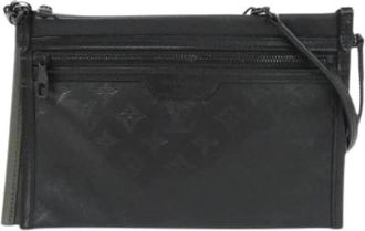 Louis Vuitton Pre-owned Monogram Shadow Flat Messenger - Homme - Pre-owned - Noir - Taille: ONE Size
