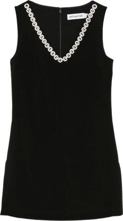 Self Portrait Damen, Kleider, Schwarzk, SGröße