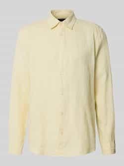 Mc Neal Leinenhemd mit Kentkragen