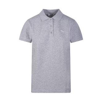 Maison Kitsun&eacute; Baby Fox Regular Polo - - Tops - Damen - Grau - M