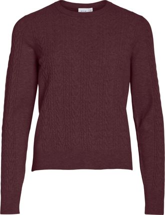 Vila Vikerry O-Neck Cable L/S Knit Top Noos