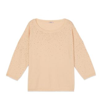 Oltre Damen, Strickwaren, Beige, S/MGr&ouml;&szlig;e