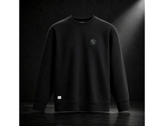 BMW Rundhalspullover BMW Pullover ARC Unisex Schwarz