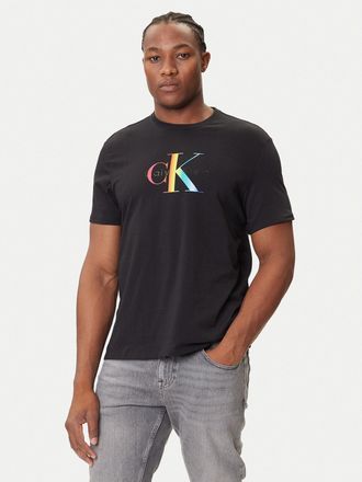 Calvin Klein Jeans T-Shirt Pride Graphic LV04RC800G Schwarz Regular Fit