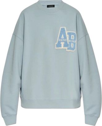 Anine Bing Damen, Sweatshirts & Hoodies, Blau, 2XSGröße