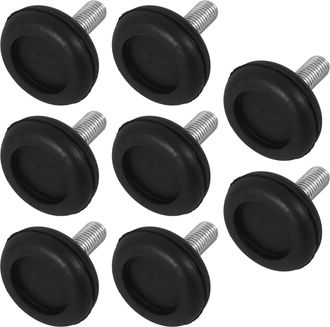 Valiclud ORFOFE 8 St&uuml;ck 8 St&uuml;ck Gummif&uuml;&szlig;e f&uuml;r Waschmaschinen rutschfeste Antivibrationspads aus Robustem Gummi Verstellbare M&ouml;belgleiter f&uuml;r Tisch Gartenm&ouml;bel 