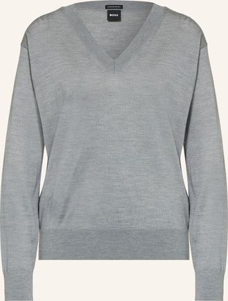 HUGO BOSS Pullover Freeslyn grau