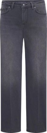 Raffaello Rossi High-Waist Straight-Leg Jeans mit Ketten-Detail - - Jeans - Damen - Grau - S