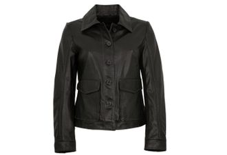 Jilani Lederjacke Wanja Jilani - Damen Lederjacke Lammnappa schwarz