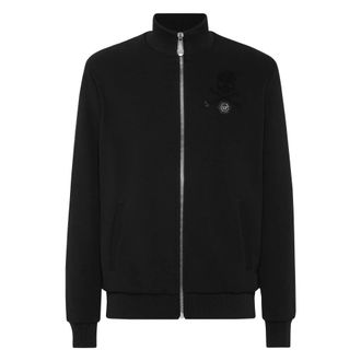 Philipp Plein Jacket Scheleton Strass - - Sweatshirts & Hoodies - Herren - Schwarzk - XS