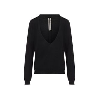 Rick Owens Extreme V Neck Pull