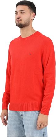 Tommy Hilfiger Herren, Strickwaren, Rot, LGr&ouml;&szlig;e