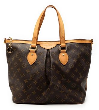 Louis Vuitton Hobo Bags - Monogram Palermo PM - Gr. unisize - in Braun - f&uuml;r Damen