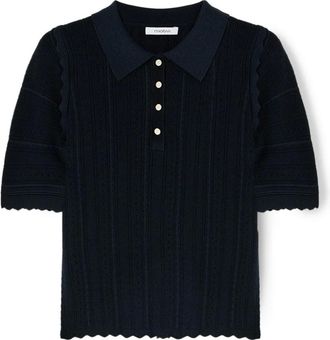 Motivi Femme, Pulls, Bleu, Taille: 42 FR Polo shirt