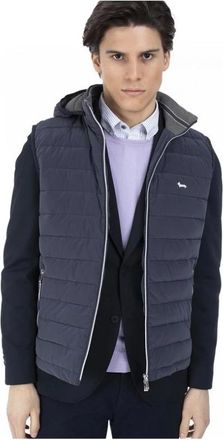 Harmont & Blaine Homme, Vestes, Bleu, Taille: XL Gilet matelass&eacute; en nylon technique