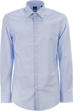 HUGO BOSS Chemise Slim Fit en popeline de coton stretch