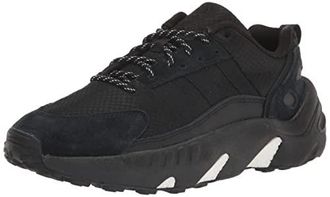 adidas Originals Mens ZX 22 Boost Sneaker, Black/Black/White, 11