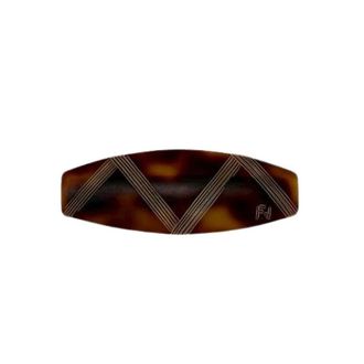 Fendi Barrette Pre-owned - Femme - Pre-owned - Brun - Taille: ONE Size