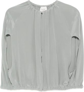 Alysi Femme, Blouses et Chemises, Gris, Taille: 36 FR Cappa
