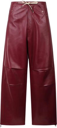 Darkpark pantalon en cuir - Rouge
