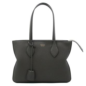 Ferragamo Shopper & Totes - Black Leather Star Tote - Gr. unisize - in Schwarz - f&uuml;r Damen