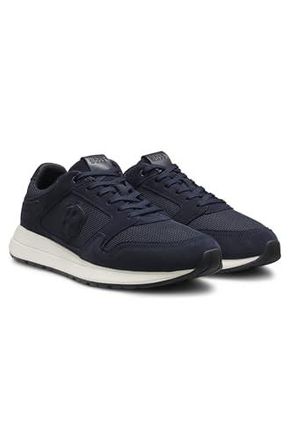 BOSS Boss Vinston_Runn_sdmebb 10274847 0 Baskets pour Homme, Bleu fonc&eacute;, 46 EU